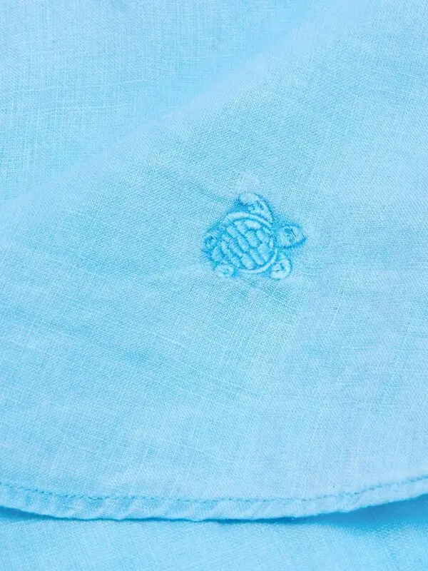 Vilebrequin Turtle-embroidered Short-sleeve Shirt
