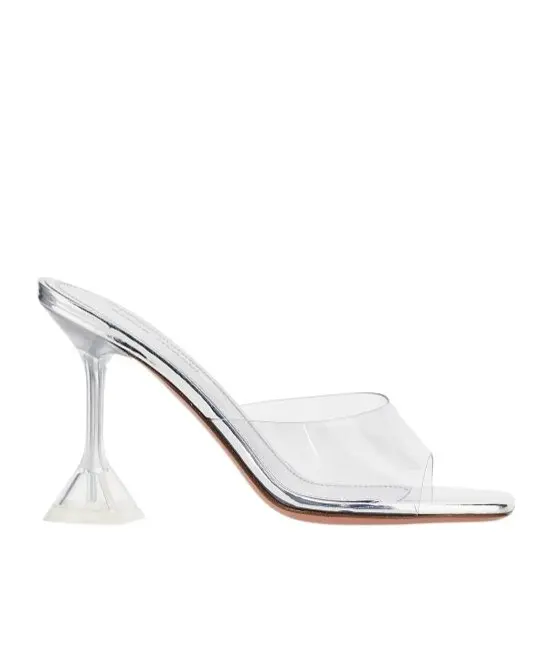 Amina Muaddi Square-toe High-heeled Sandals