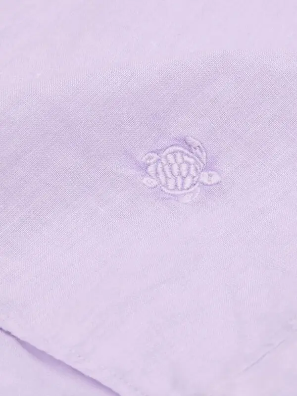 Vilebrequin Turtle-embroidered Short-sleeve Shirt
