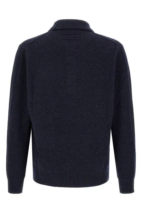 Zegna Long-sleeve Polo Shirt - Blue