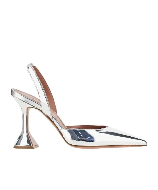 Amina Muaddi Pointed-toe High-heeled Sandals