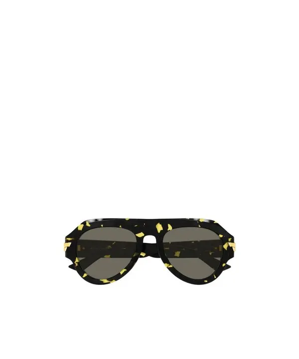 Bottega Veneta Mitre Aviator Frame Sunglasses