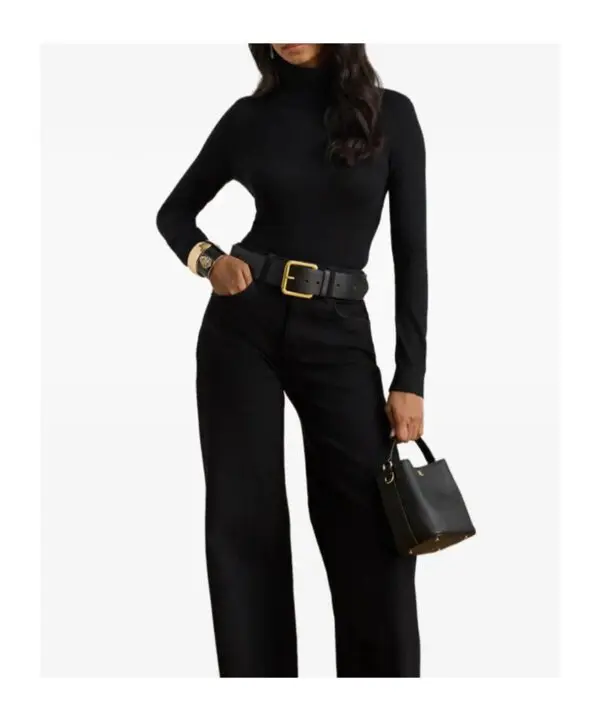 Ralph Lauren Logo-plaque Turtleneck Sweater