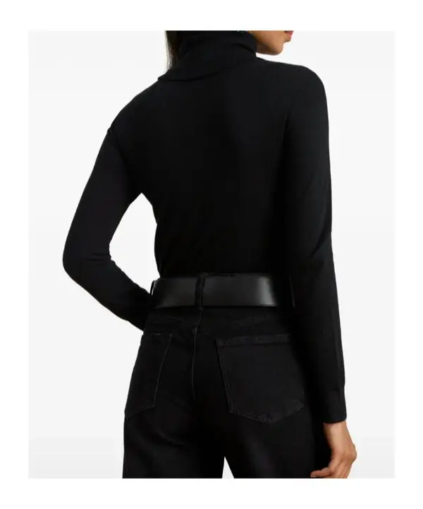 Ralph Lauren Logo-plaque Turtleneck Sweater