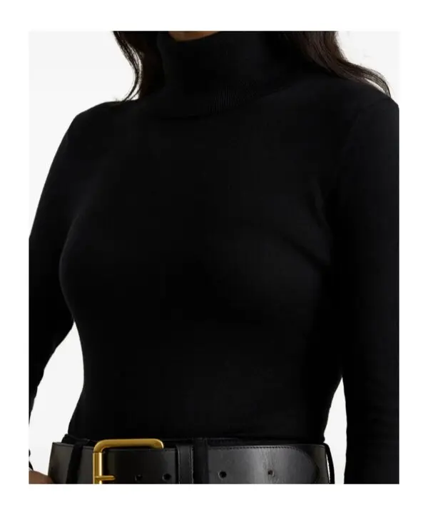 Ralph Lauren Logo-plaque Turtleneck Sweater