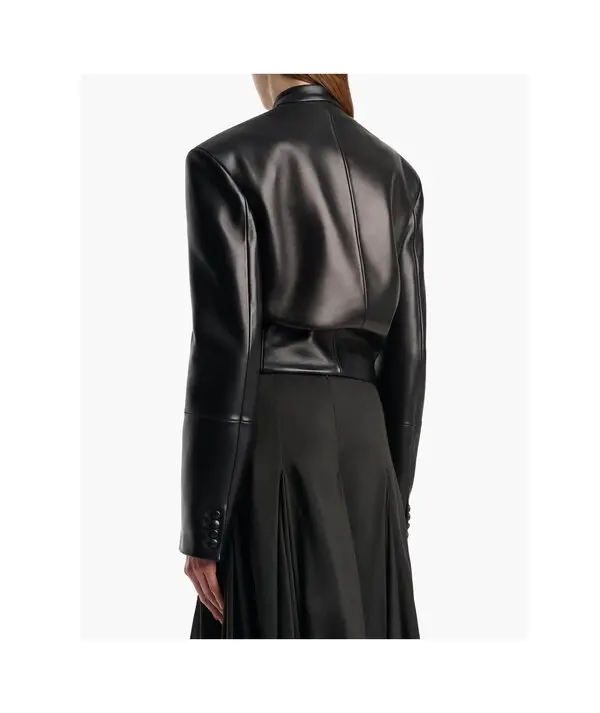 Khaite Long-sleeve Leather Jacket