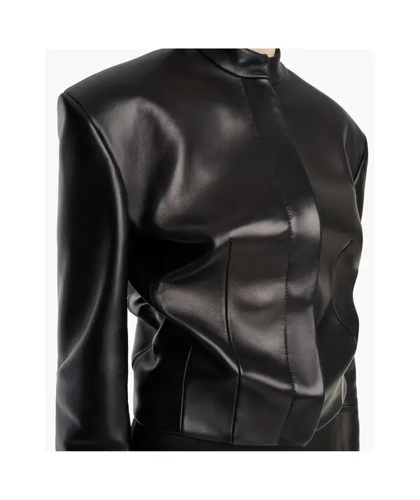 Khaite Long-sleeve Leather Jacket