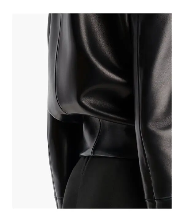 Khaite Long-sleeve Leather Jacket