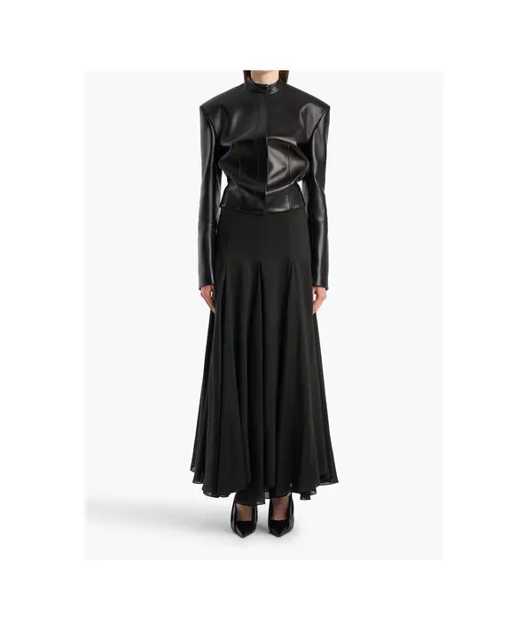 Khaite Long-sleeve Leather Jacket