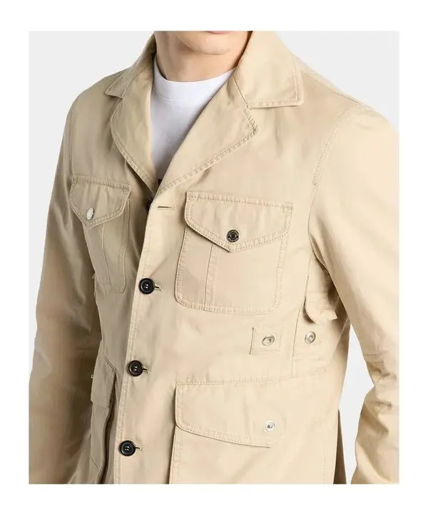 Dsquared2 Military Chic Utility Cotton Jacket