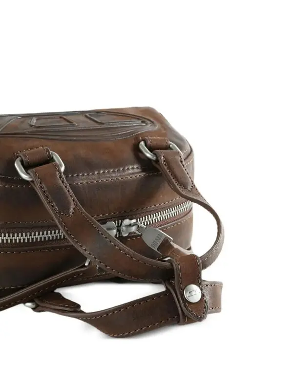 DIESEL® Oval D Leather Shoulder Bag