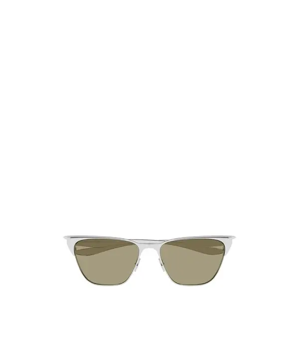 Saint Laurent Sl 920 Geometric-frame Sunglasses - Silver