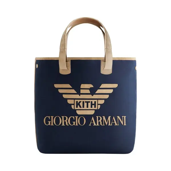 Kith X Giorgio Armani Canvas Tote 'nocturnal