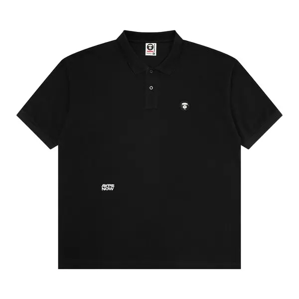 AAPE Now Moonface Logo Polo Shirt