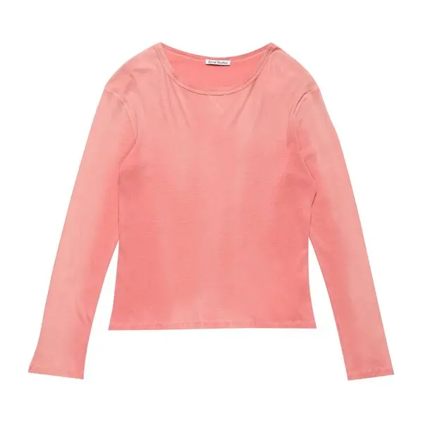 Acne Studios Crew Neck Long-sleeve T-shirt - Red
