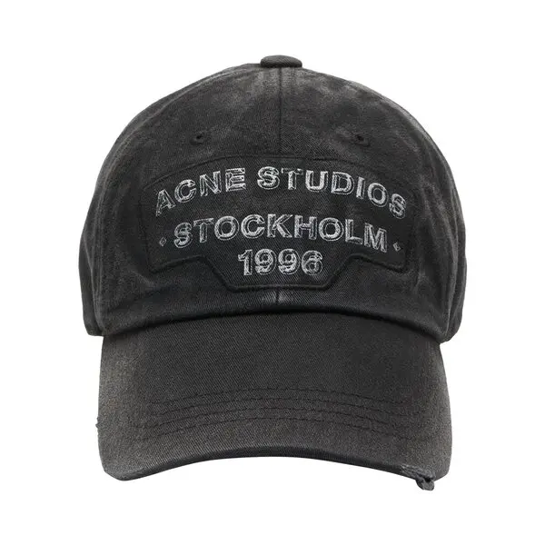 Acne Studios Logo Cap - Black