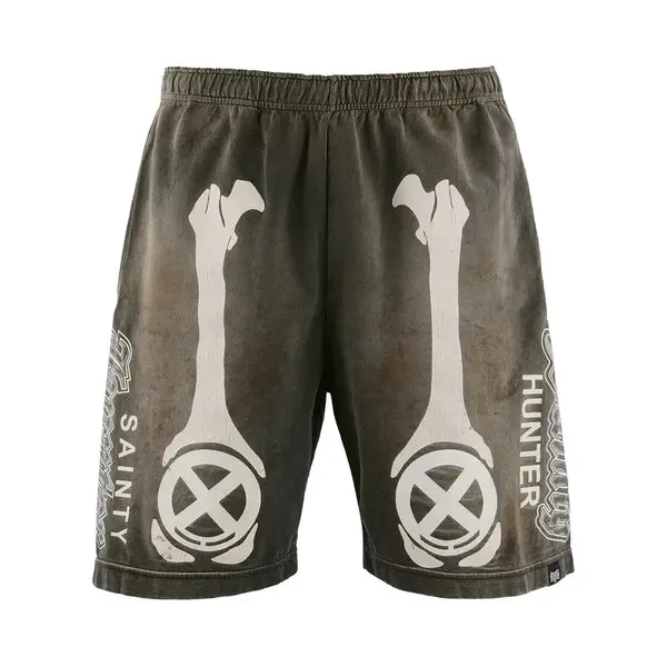 SAINT MXXXXXX Bone Sew Shorts 'charcoal