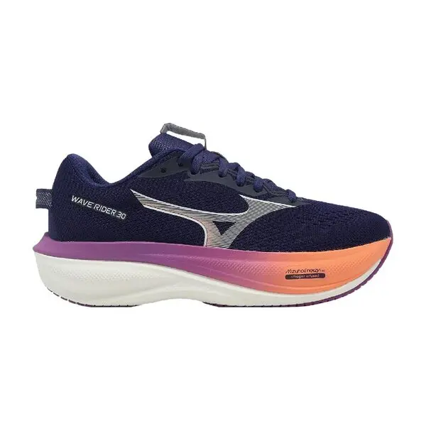 Mizuno Wmns Wave Rider 30 Super Wide 'navy White