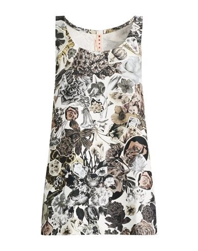 Marni Mini Dress Charcoal Size Cotton - Grey