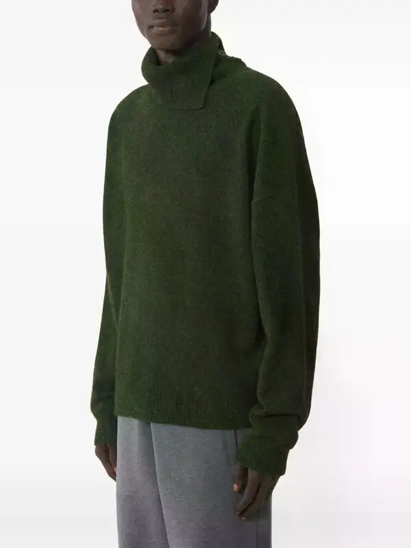 LANVIN Button-neck Cashmere Sweater