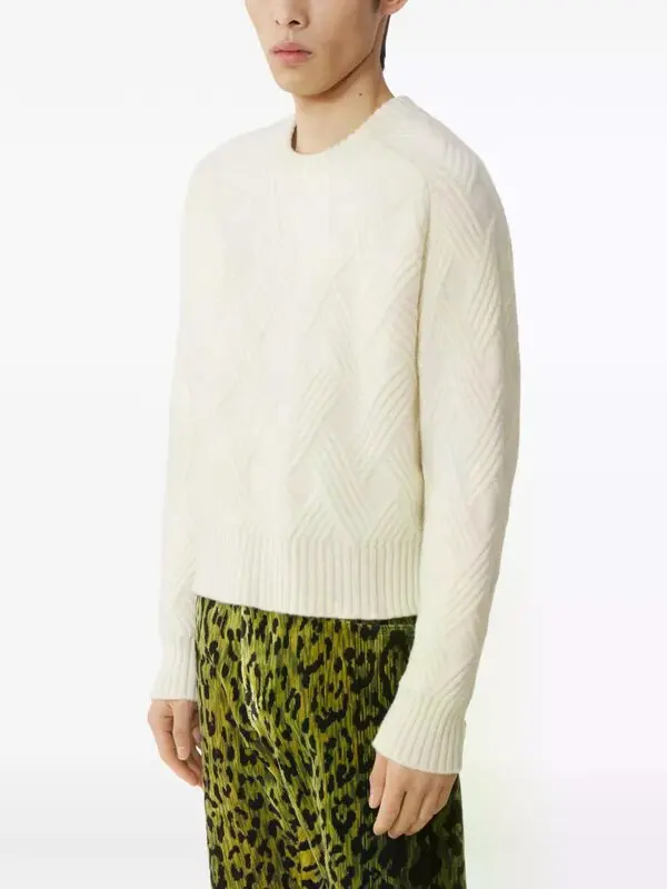 LANVIN Cable-knit Wool Sweater