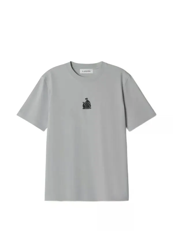LANVIN Mother And Child Embroidered Cotton Jersey T-shirt