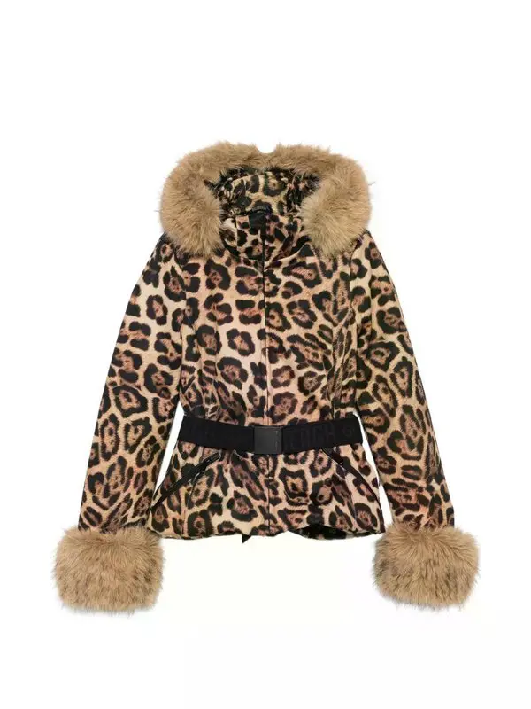 Goldbergh Jagger Leopard-print Ski Jacket - Neutrals