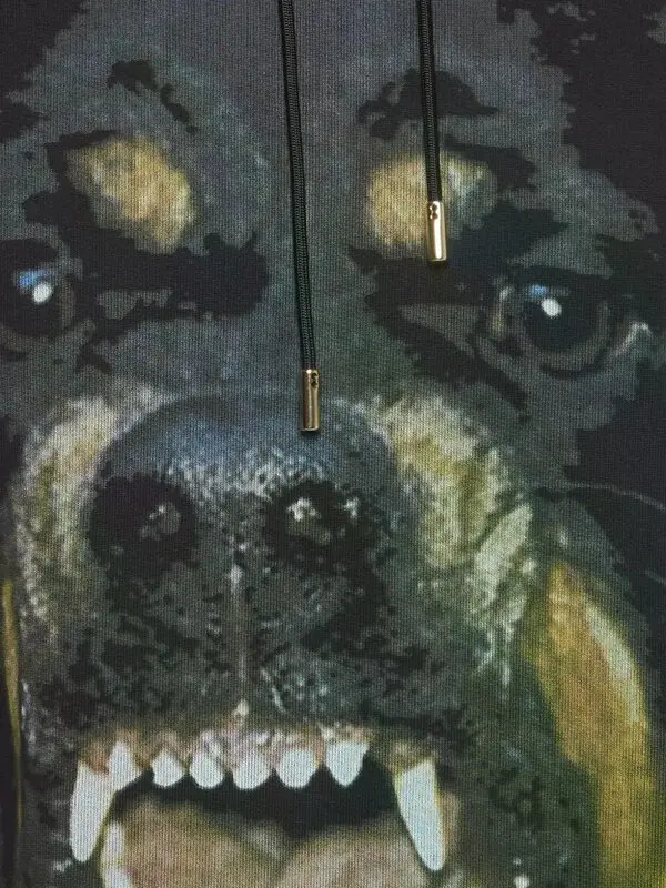 Givenchy Rottweiler-print Sleeveless Hoodie