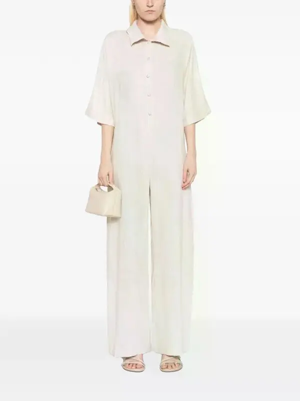 TESSITURA BODY COUTURE Short-sleeve Crystal-embellished Jumpsuit