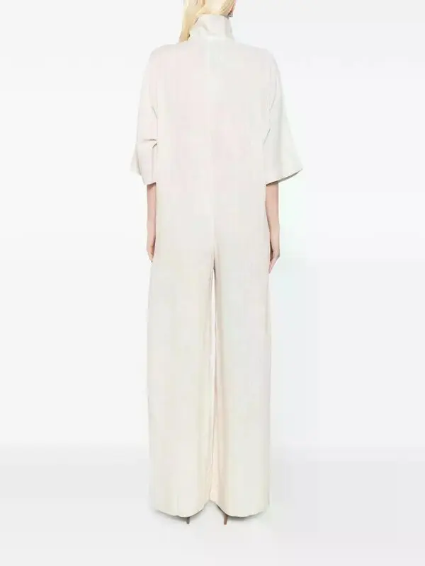 TESSITURA BODY COUTURE Short-sleeve Crystal-embellished Jumpsuit