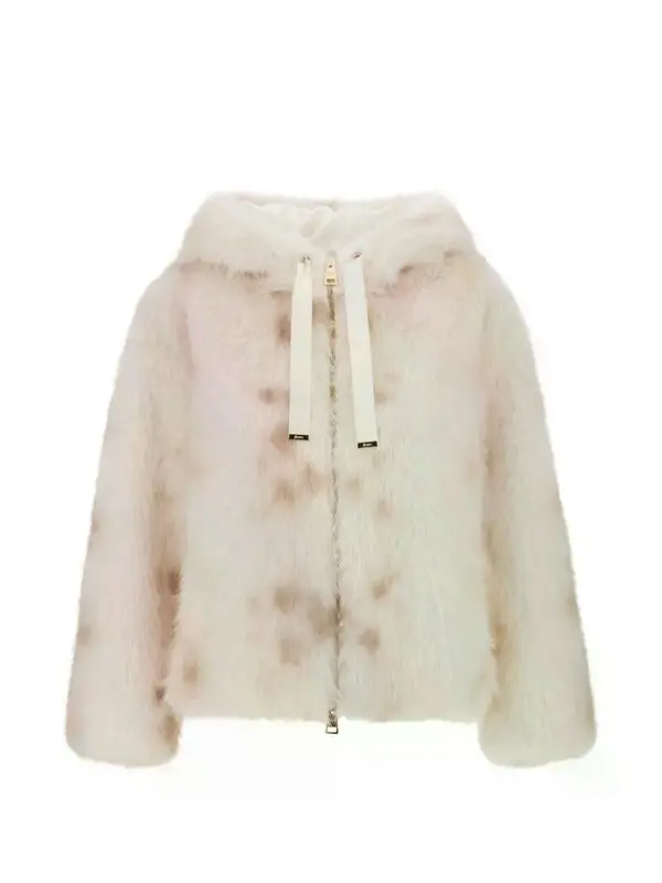 Herno Lynx-effect Faux-fur Jacket