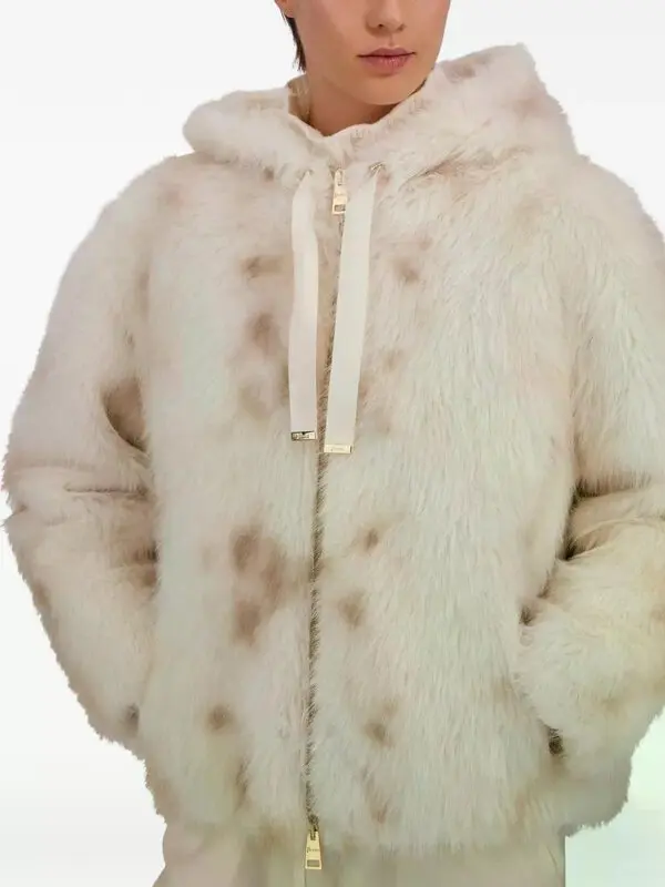 Herno Lynx-effect Faux-fur Jacket