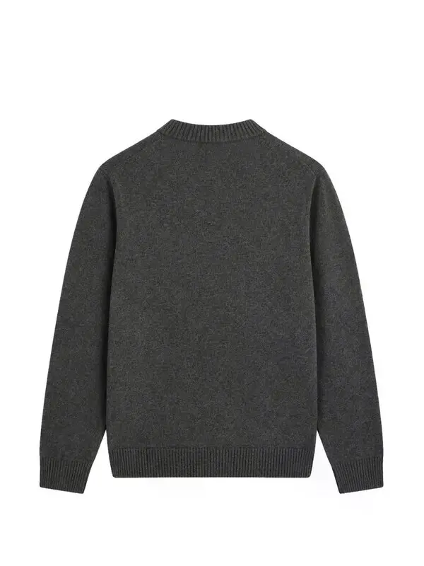 BALLANTYNE Argyle-pattern Crew-neck Sweater