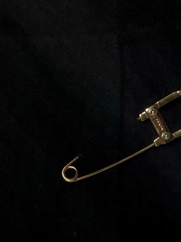 Prada Safety-pin Sleeveless Mini Dress