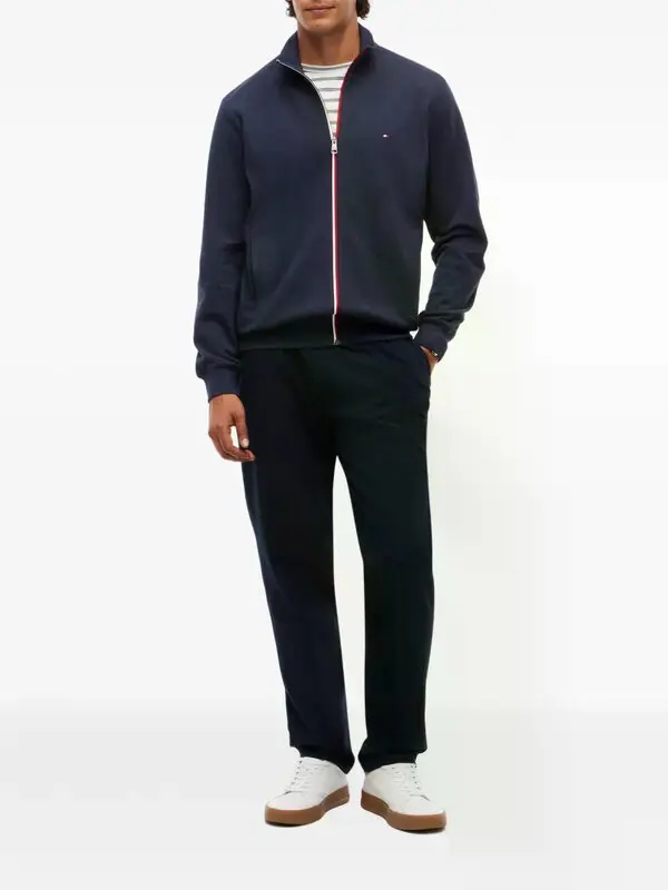 Tommy Hilfiger Logo-embroidered Zip-up Track Jacket