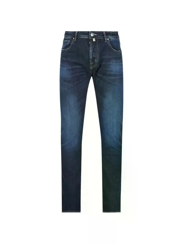 JACOB COHЁN Distressed-finish Straight-leg Jeans
