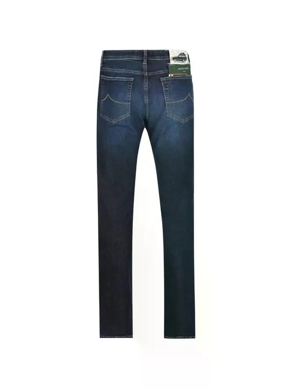 JACOB COHЁN Distressed-finish Straight-leg Jeans