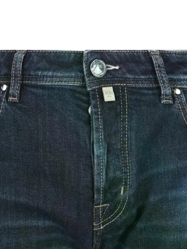 JACOB COHЁN Distressed-finish Straight-leg Jeans