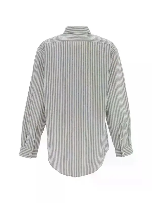 KHOKI Floral-print Patchwork-detail Shirt