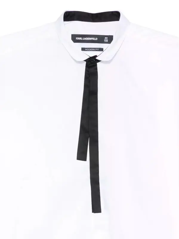 Karl Lagerfeld Tie-neck Shirt