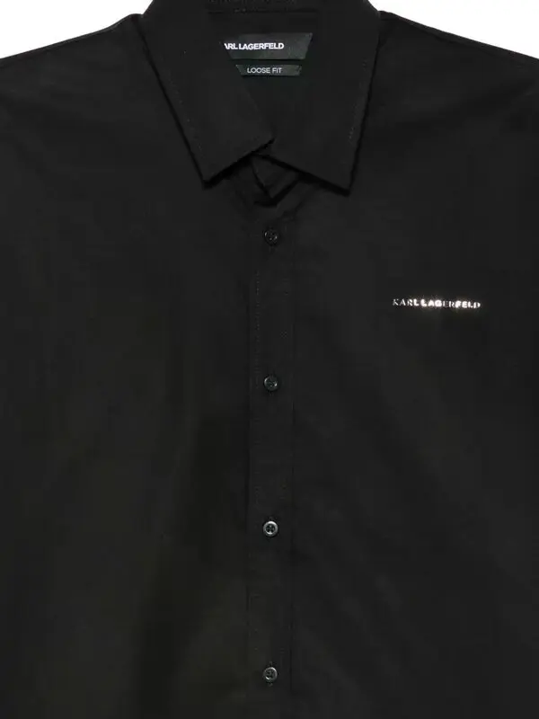 Karl Lagerfeld Logo-detail Loose-fit Shirt