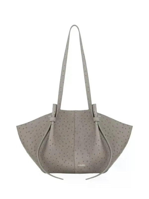 Yuzefi Mochi Ostrich-effect Shoulder Bag