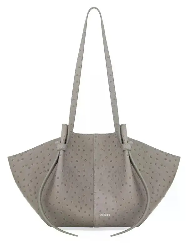 Yuzefi Mochi Ostrich-effect Shoulder Bag
