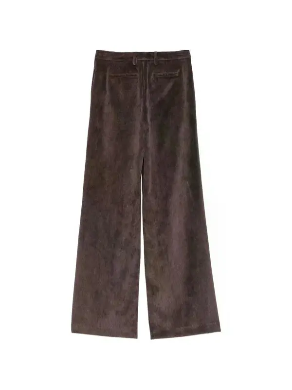 CENERE GB Corduroy Wide-leg Trousers