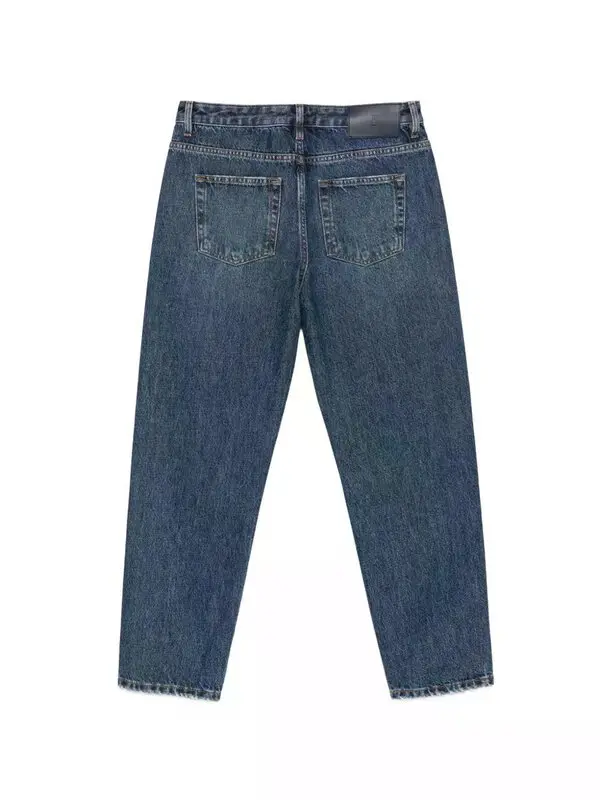 PT TORINO Faded Straight-leg Jeans