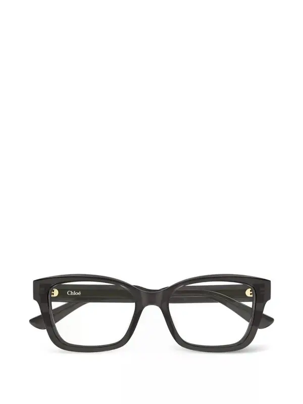 Chloé Logo-detail Glasses - Grey