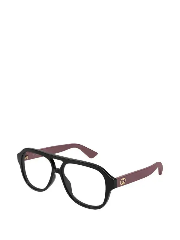 Gucci Interlocking G Pilot-frame Glasses