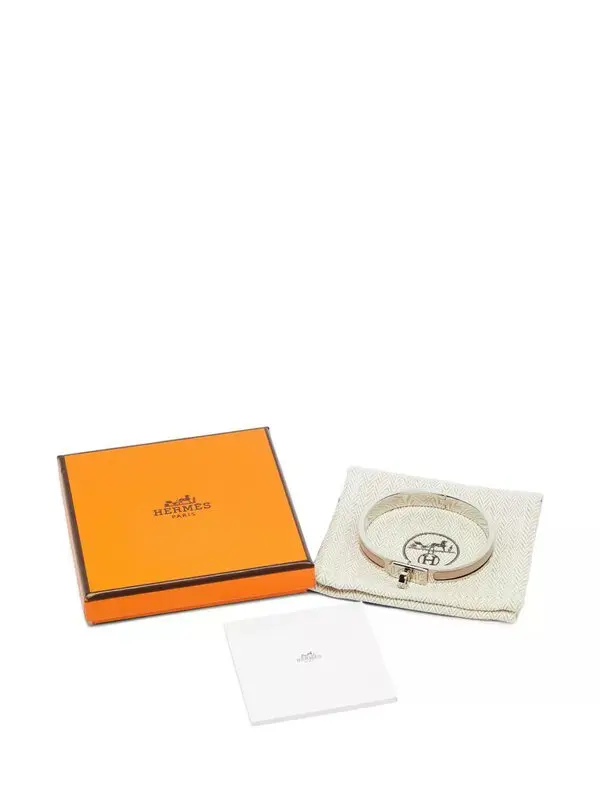 Hermès Clic Kelly Enamel Bracelet