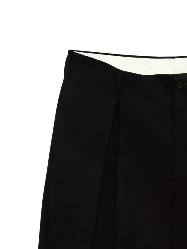 Comme Des Garçons Belt-loop Pleated Trousers