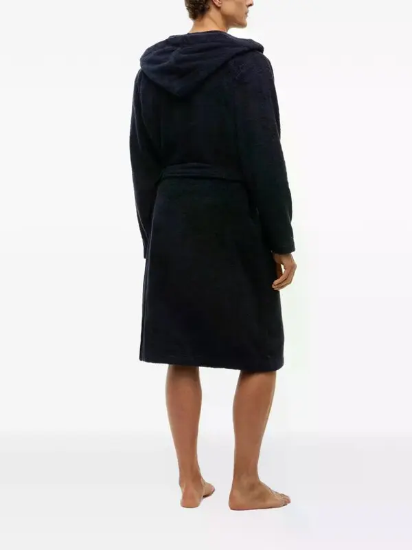 Tommy Hilfiger Logo-patch Hooded Bathrobe